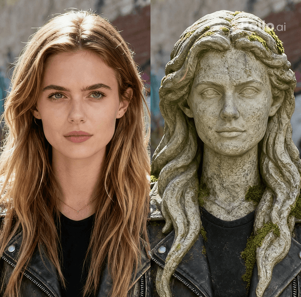 Turn to Stone by Jiangxue: Transform Photo Subject into Stone | Pollo AI